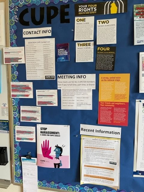 CUPE Bulletin Board Information - CUPE 728